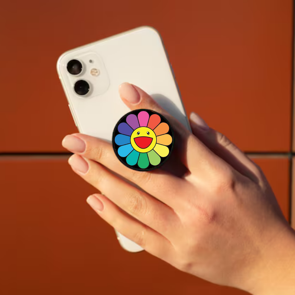 Rainbow Flower Popsocket – Just In Case TT