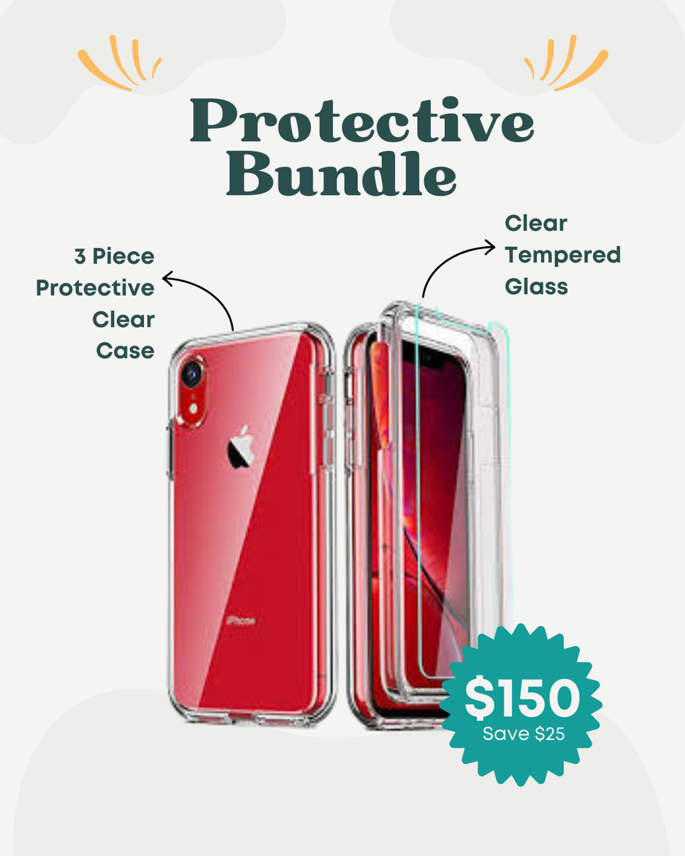 Clear Protective Bundle – Just In Case TT