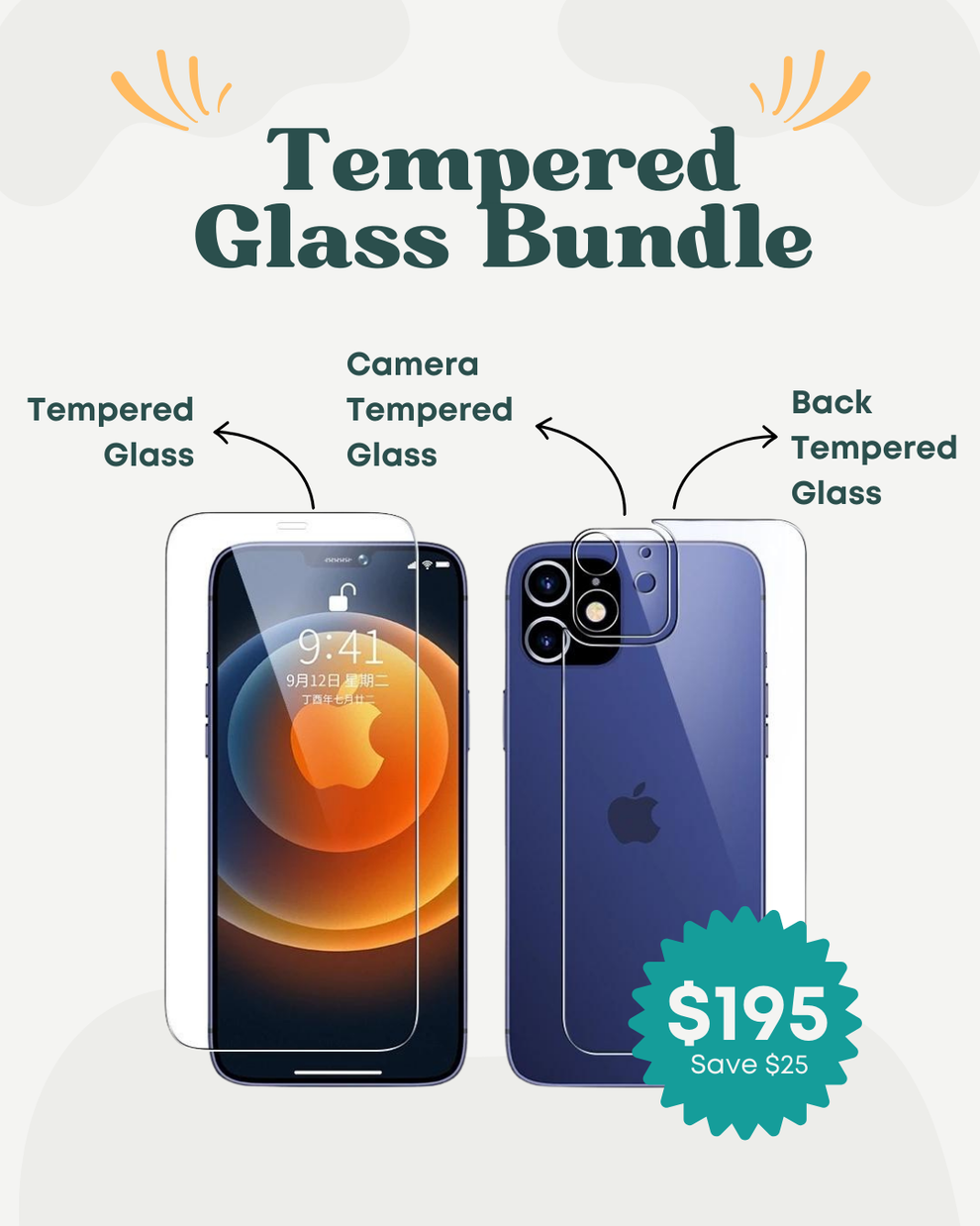Tempered Glass Bundle – Just In Case TT